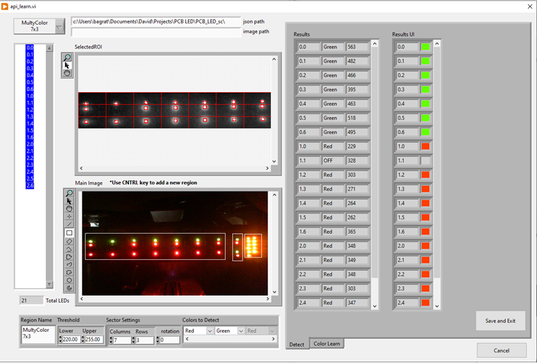 Led Color Recognition API